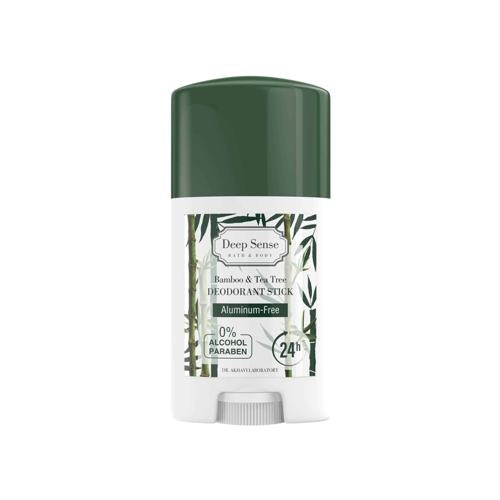 استیک خوشبو کننده بدن 24 ساعته فاقد آلومینیوم دیپ سنس مدل Bamboo & Tea ...